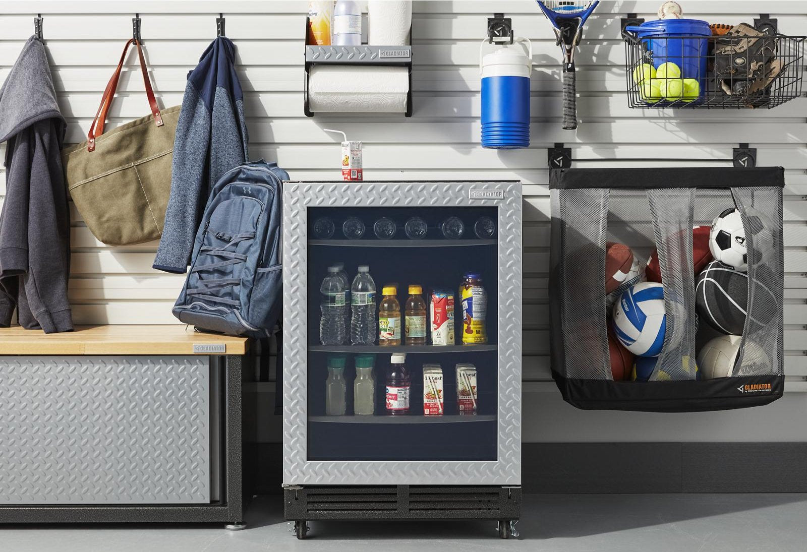 Ready-to-Assemble Storage Shoe Bench – Gladiator