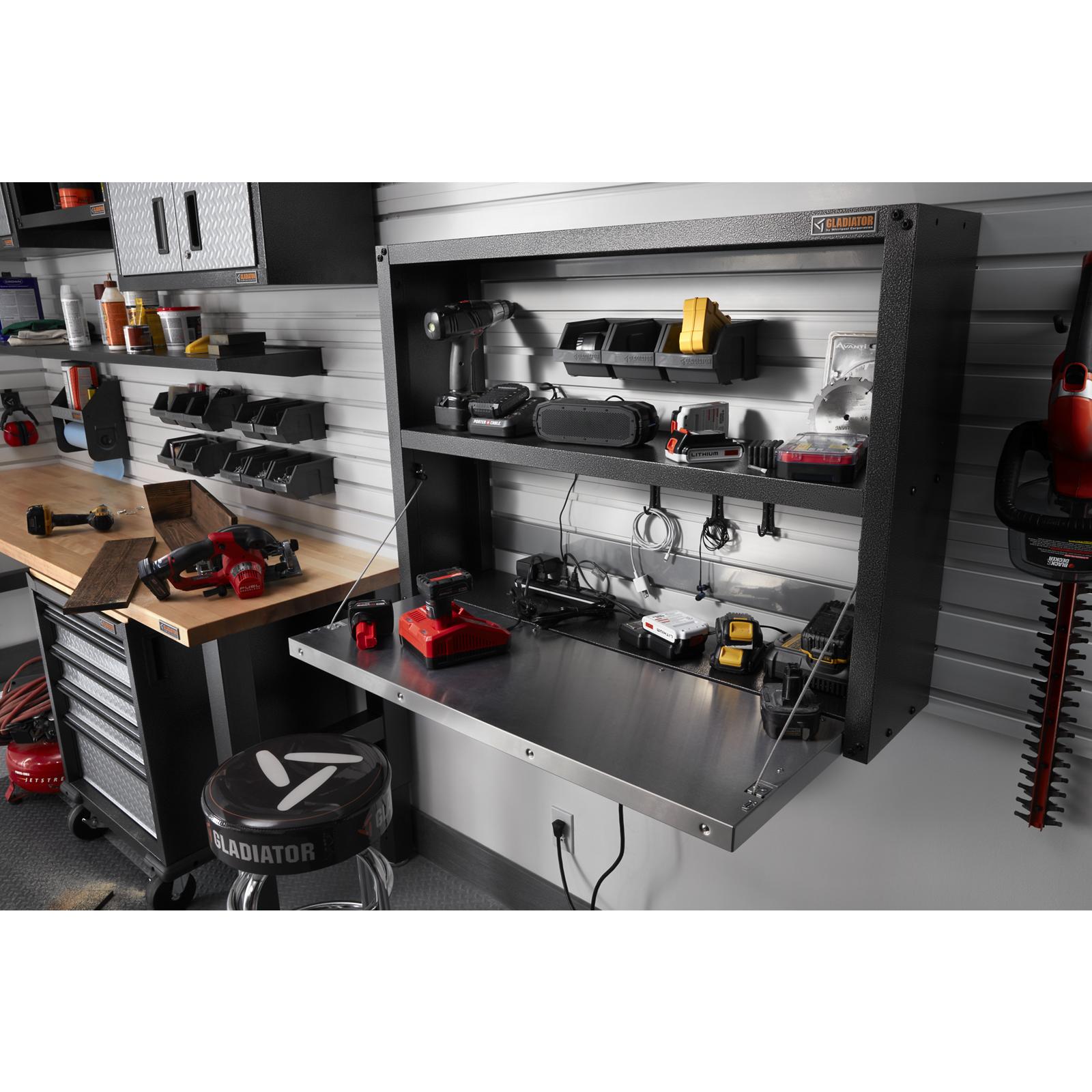 Ready-to-Assemble Foldaway Work Station – Gladiator